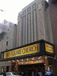 Eglise Times Square New York: toutes les infos et horaires